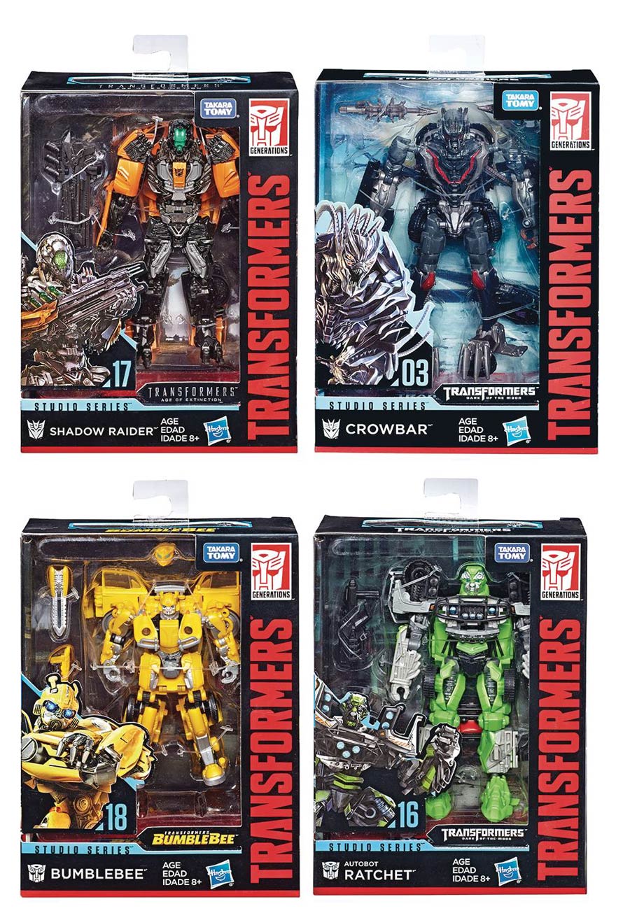 Transformers Generations Studio Series Deluxe Action Figure Assortment ...