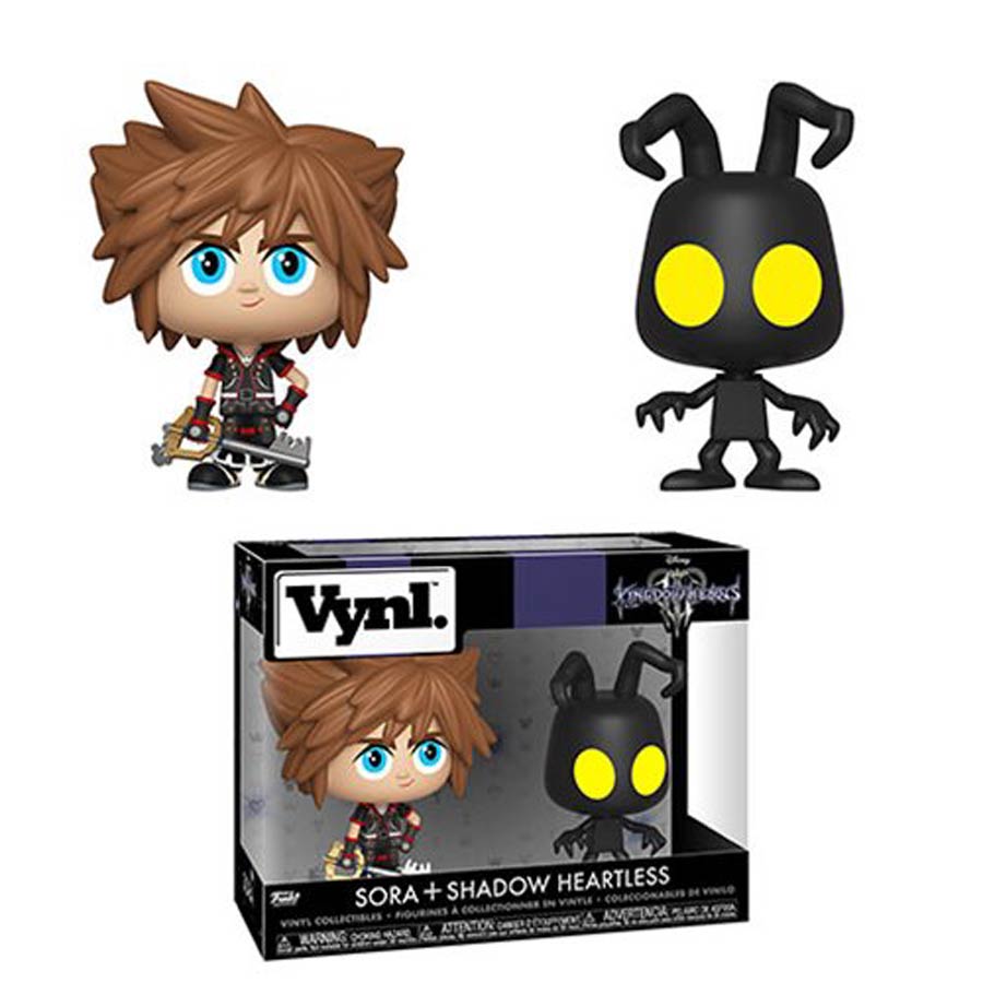 Vynl. Kingdom Hearts III Sora And Shadow Heartless 2-Pack Vinyl Figure