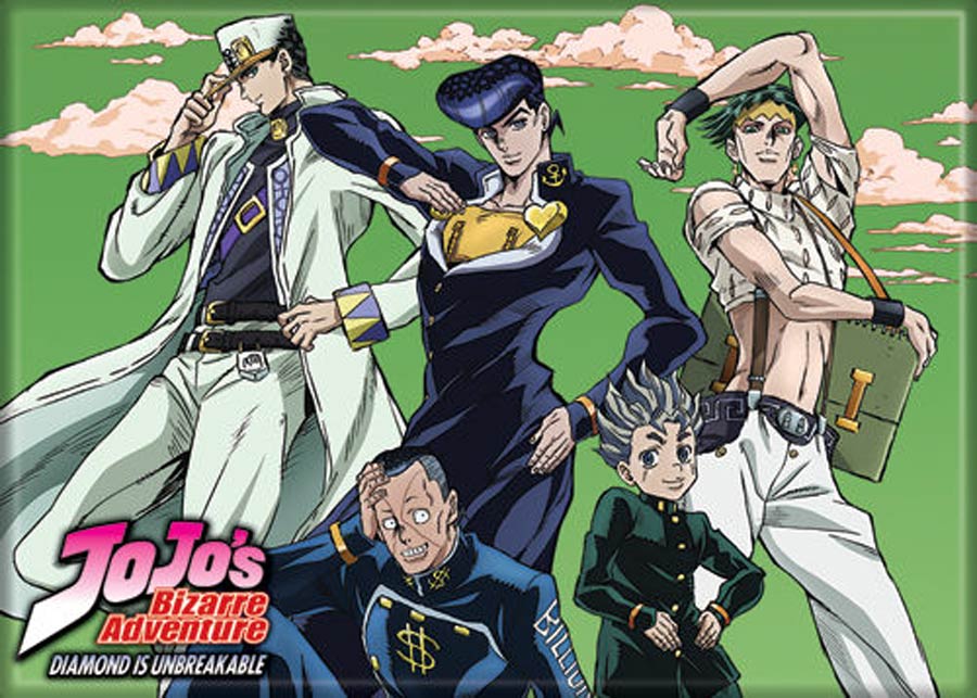 JoJos Bizarre Adventure Magnet - Josuke Jotaro Rohan etc (73159J)
