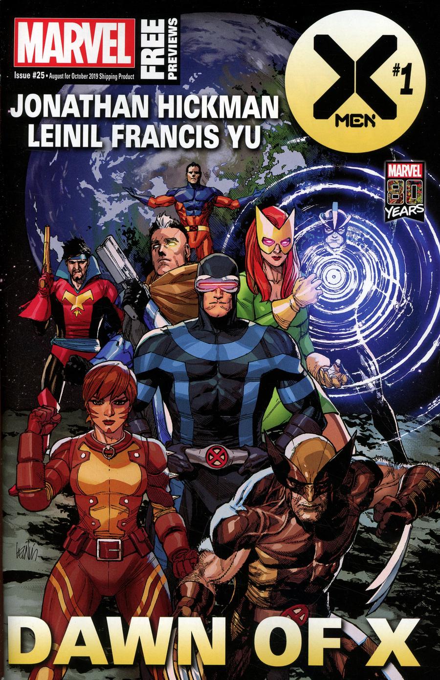 Marvel Previews Vol 4 #25 August 2019