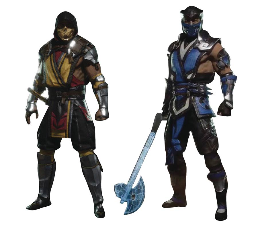 Mortal Kombat Scorpion Sub Zero 7 Inch Action Figure Assortment Case Midtown Comics
