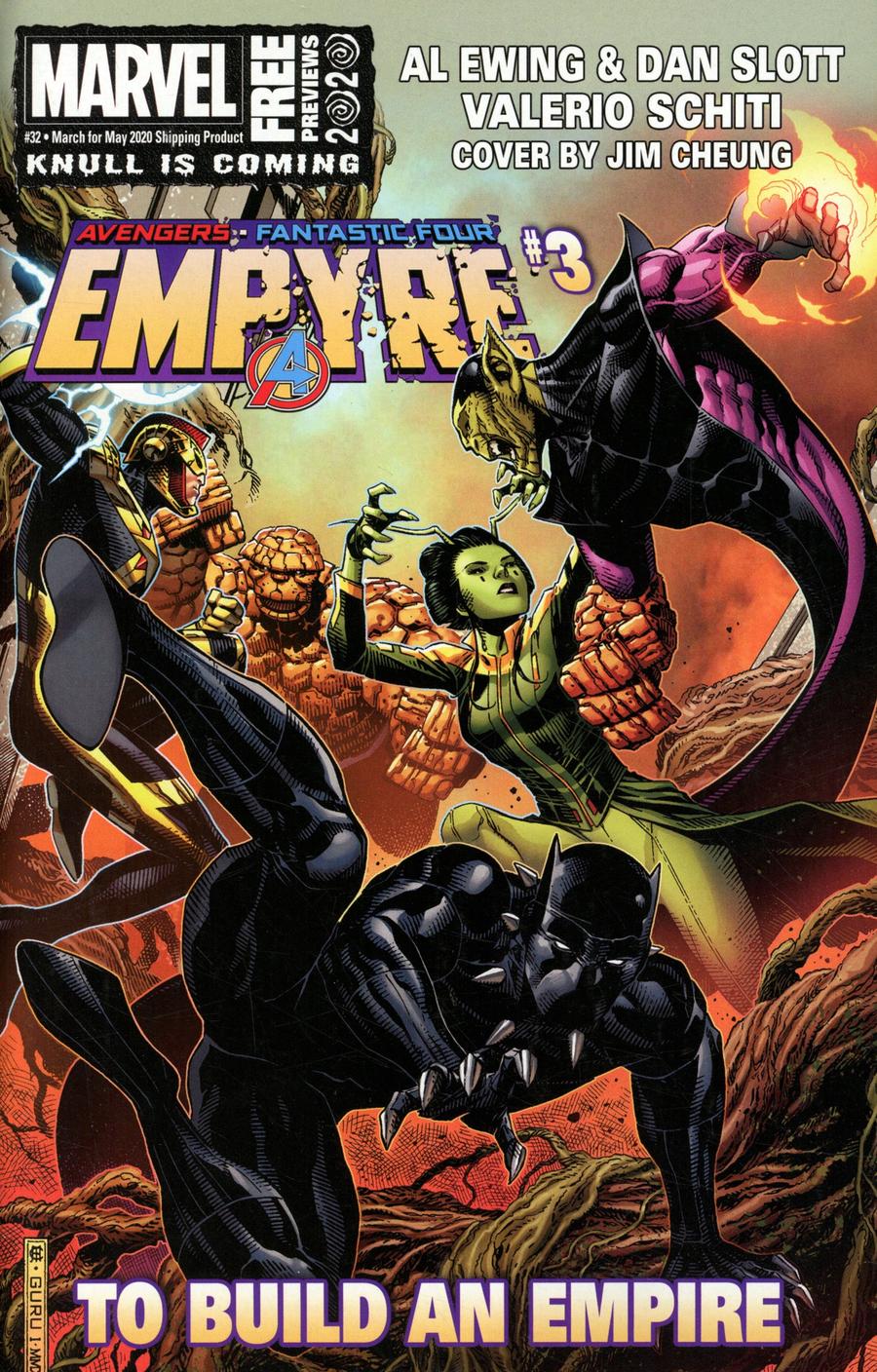 Marvel Previews Vol 4 #32 March 2020 - FREE