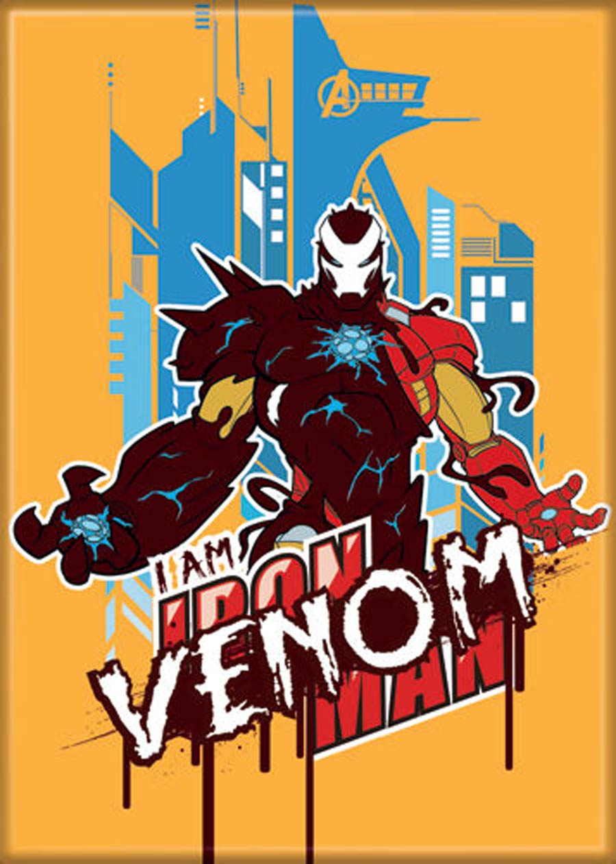 Marvel Venom 2.5x3.5-inch Magnet - Venomized Iron Man (73624MV)