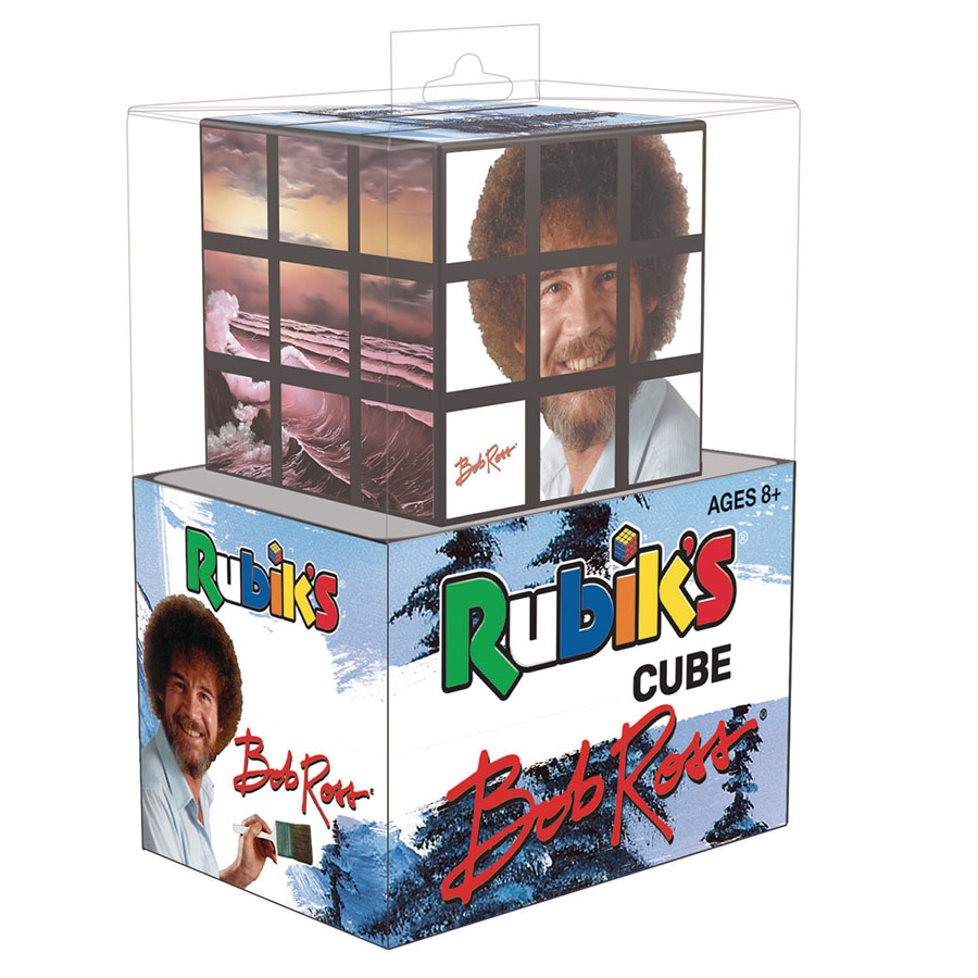 Rubiks Cube Bob Ross Edition
