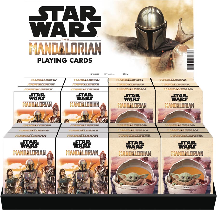 Star Wars The Mandalorian Playing Cards 24-Piece Display