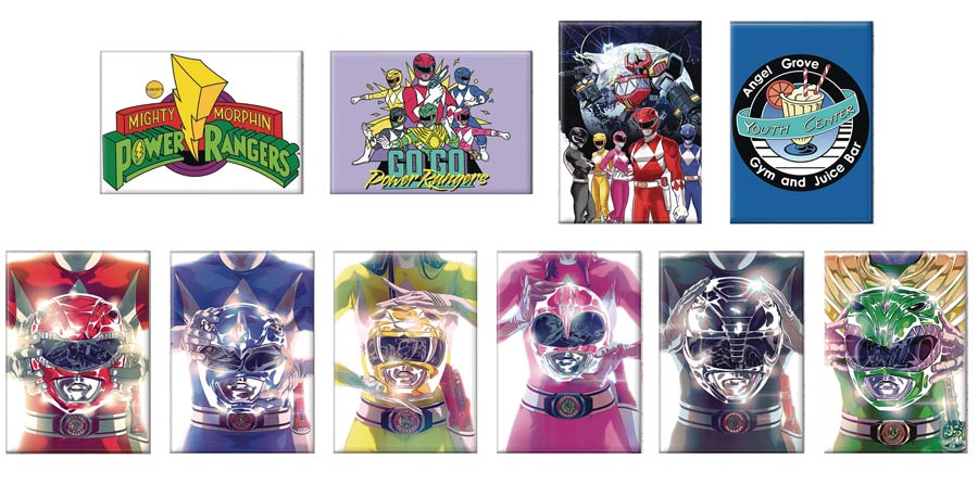Power Rangers Magnet 48-Piece Assortment Case