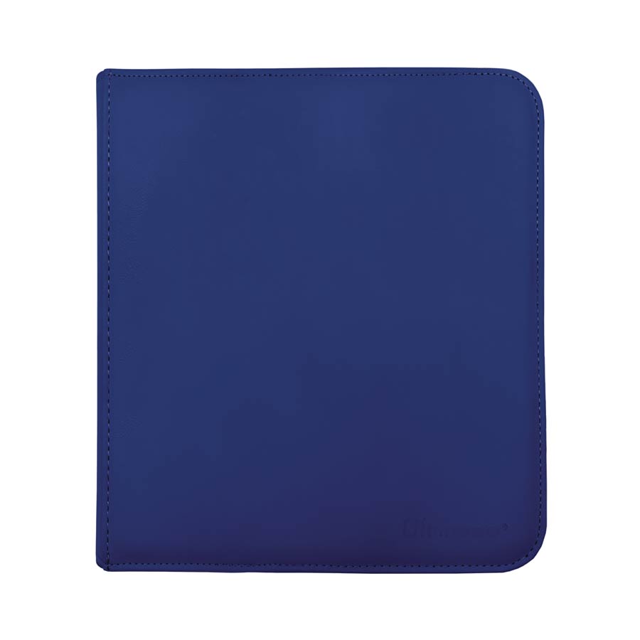 12 Pocket Zippered Pro Binder - Blue