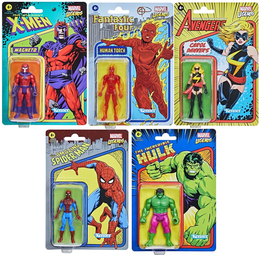 Marvel Vintage Series 2021 3.75-Inch Action Figure Assortment Case Of 8 ...