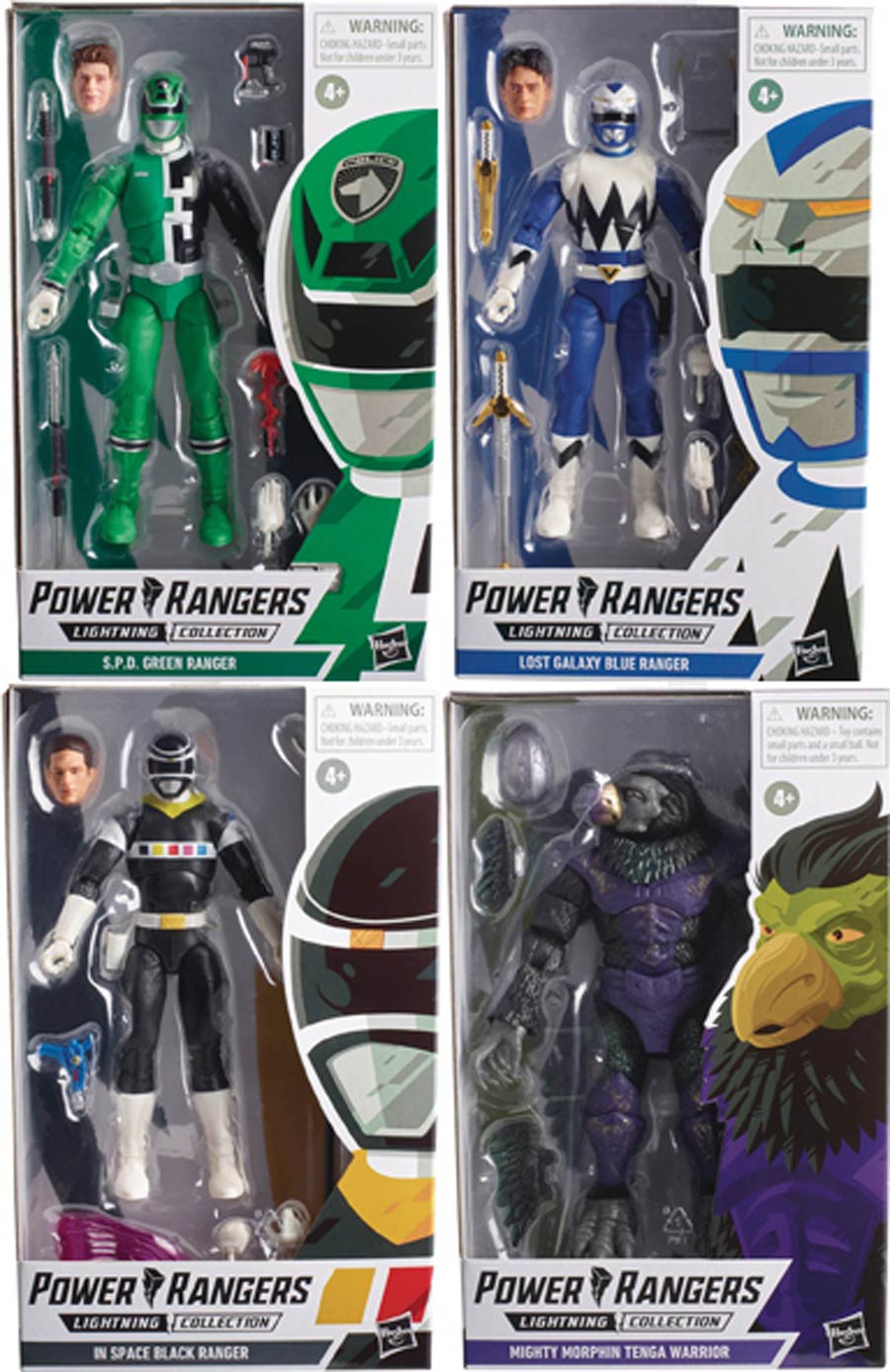 Power Rangers Lightning Series 6-Inch Action Figure Wave 10 Assorted ...