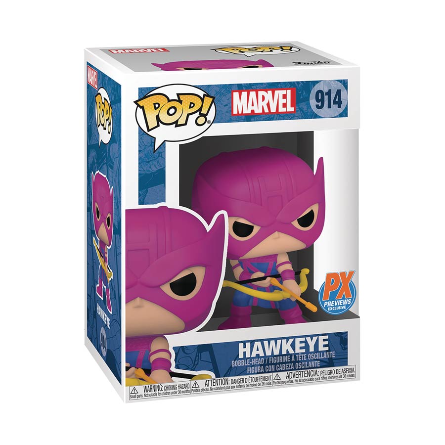 POP Marvel Classic Hawkeye Previews Exclusive Vinyl Bobble Head
