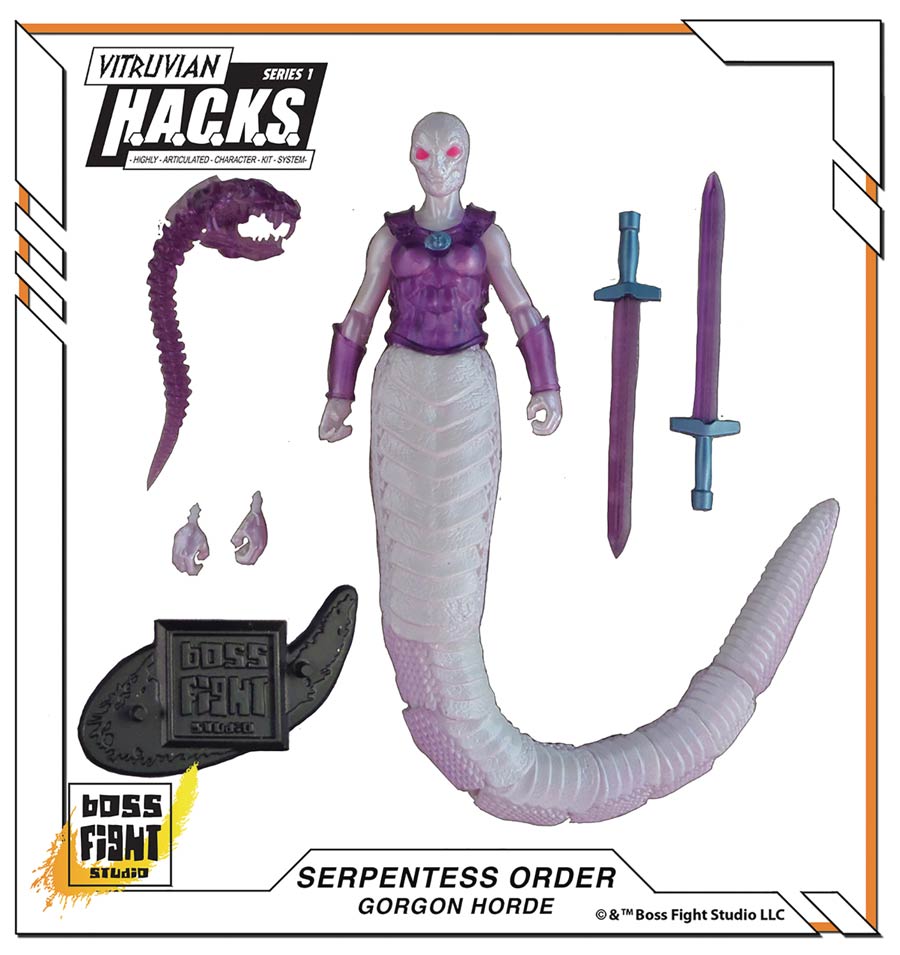 Vitruvian H.A.C.K.S. Series 1 Action Figure - Serpentess Order