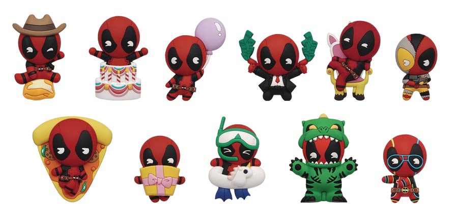 Deadpool 3D Foam Bag Clip Series 5 Blind Mystery Box