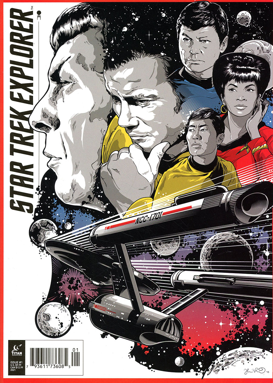 Star Trek Explorer The Official Magazine #1 2021 Variant Cover