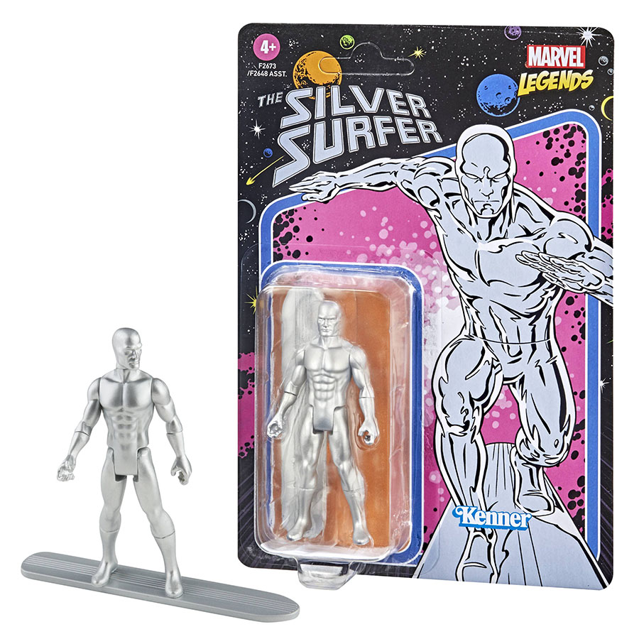 Marvel Vintage Series 2021 3.75-Inch Action Figure Wave 4 - Silver Surfer