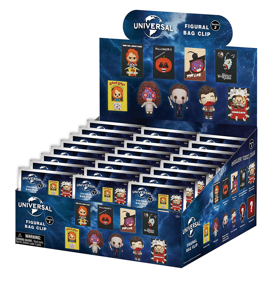 Universal Horror 3D Foam Bag Clip Series 2 Blind Mystery Box