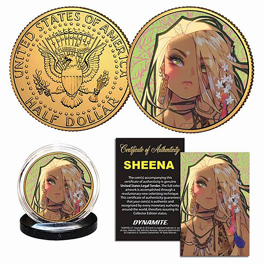 Sheena Gold Coin - Rose Besch