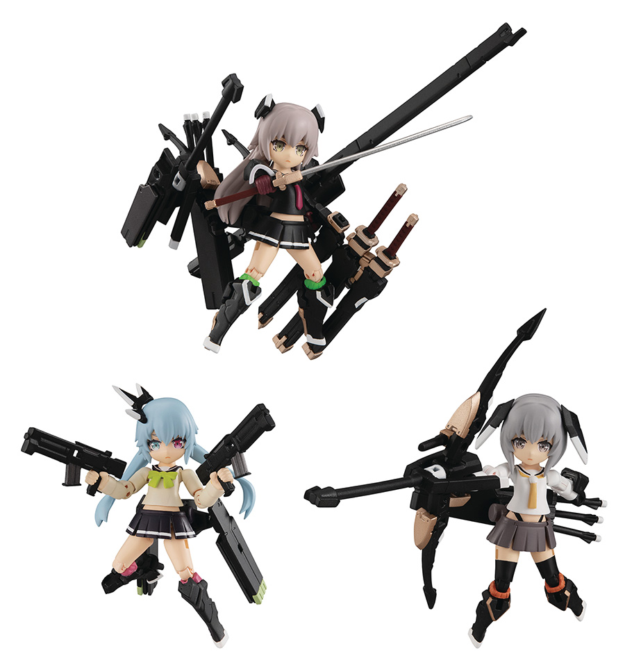 Desktop Army Heavy Weapon High Girl Team 1 3-Piece Display