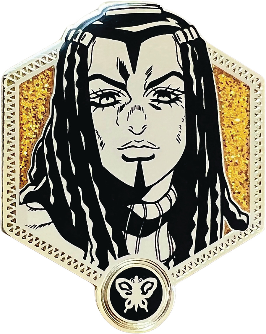 JoJos Bizarre Adventure Stone Ocean Golden Pin - Ermes Costello