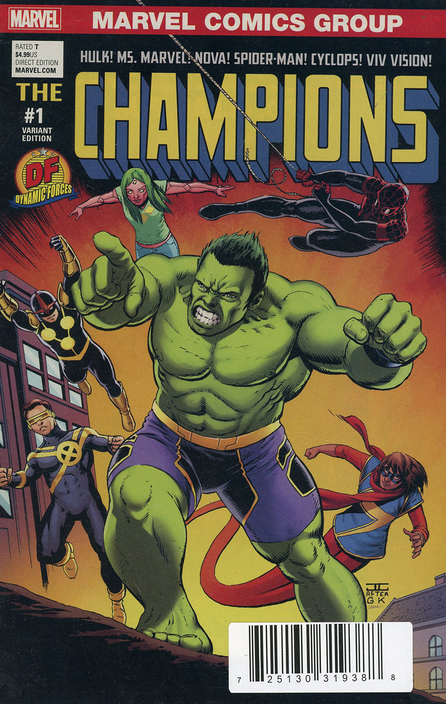 Dynamic Forces Marvel Comics April Showers 2022 Trifecta