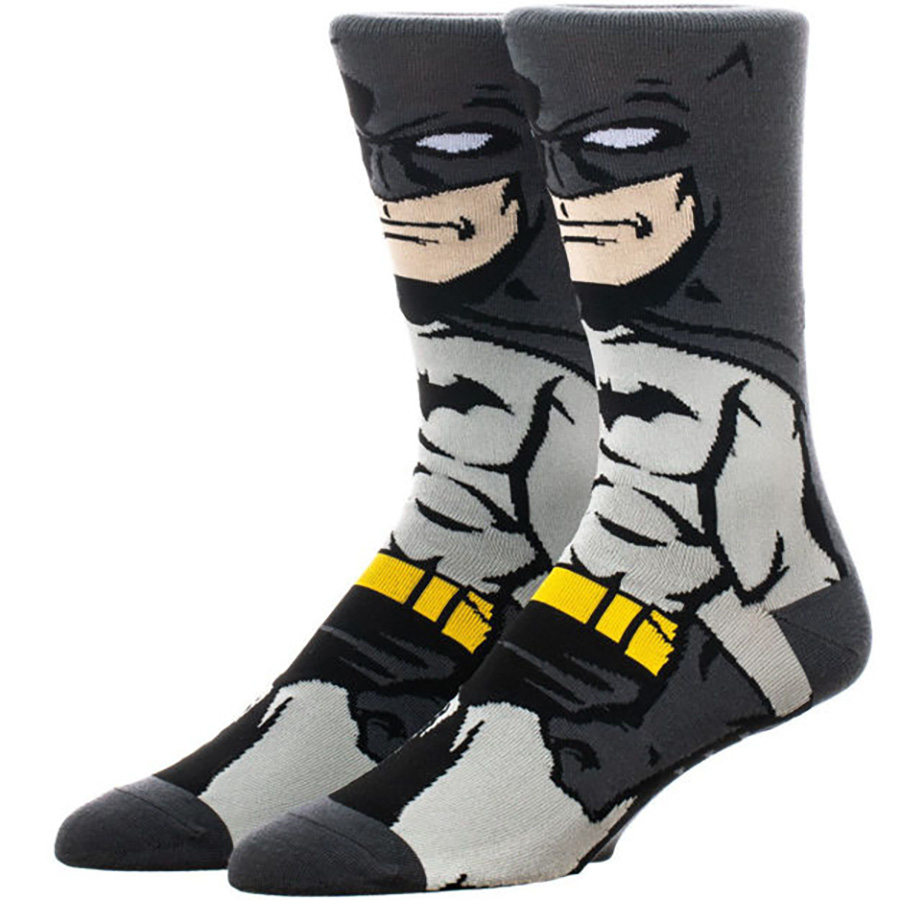 DC Comics Batman Dark Knight 360 Character Crew Sock