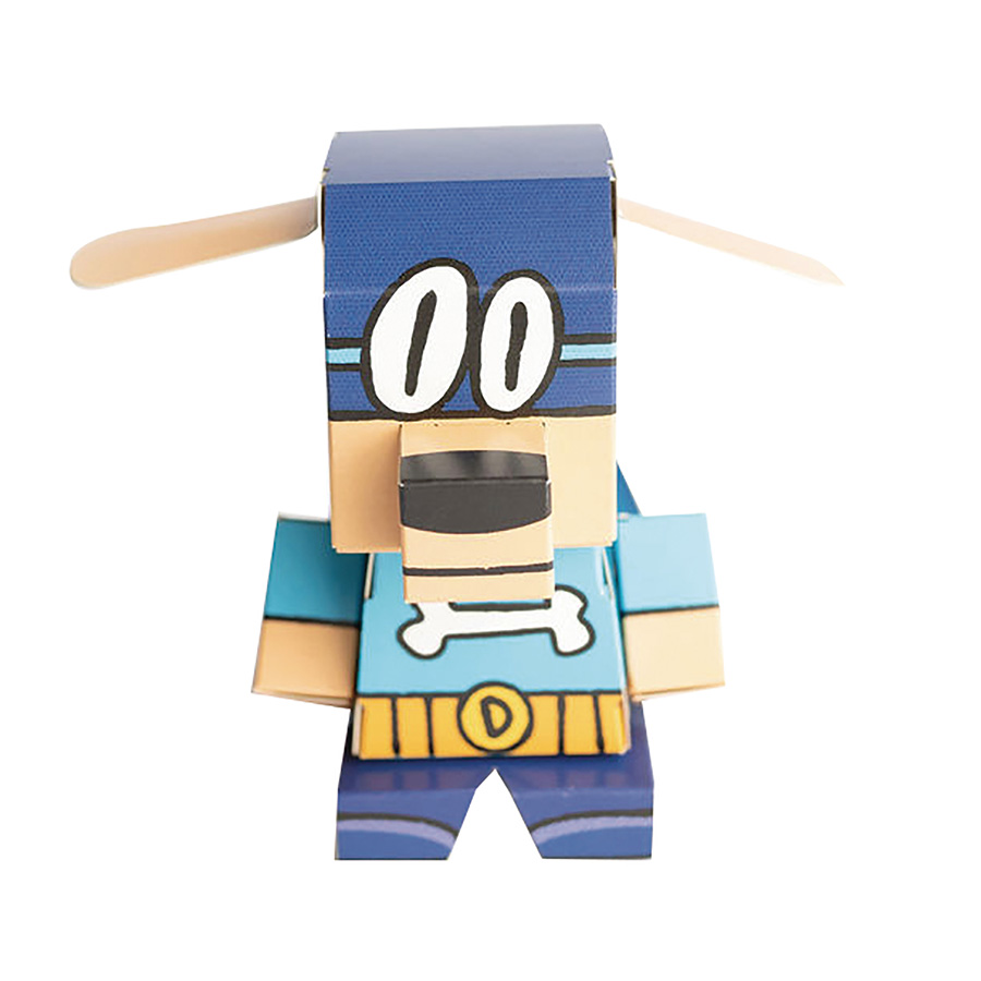 Dog Man Bark Knight Cuble Foldable Figure - Bark Knight