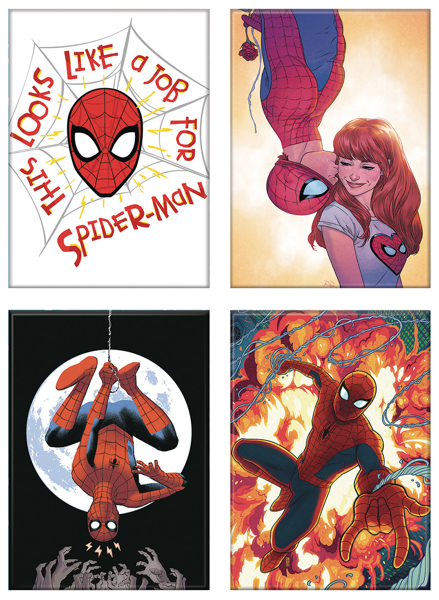 Spider-Man Magnet 24-Piece Assortment Case