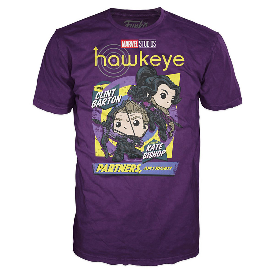 POP Boxed Tee Marvel 365 Hawkeye Purple T-Shirt X-Small