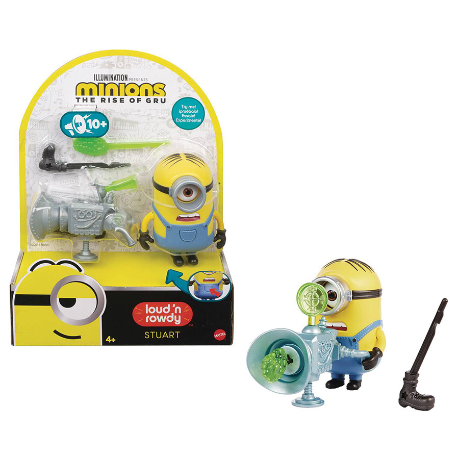 Minions Loud n Rowdy Stuart Action Figure