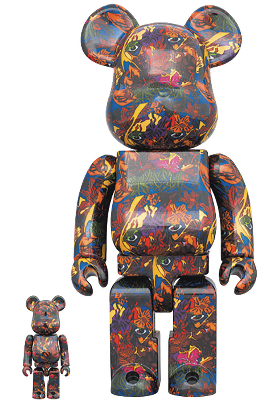 Jimmy Onishi Jungle Song 100 Percent & 400 Percent 2-Pack Bearbrick