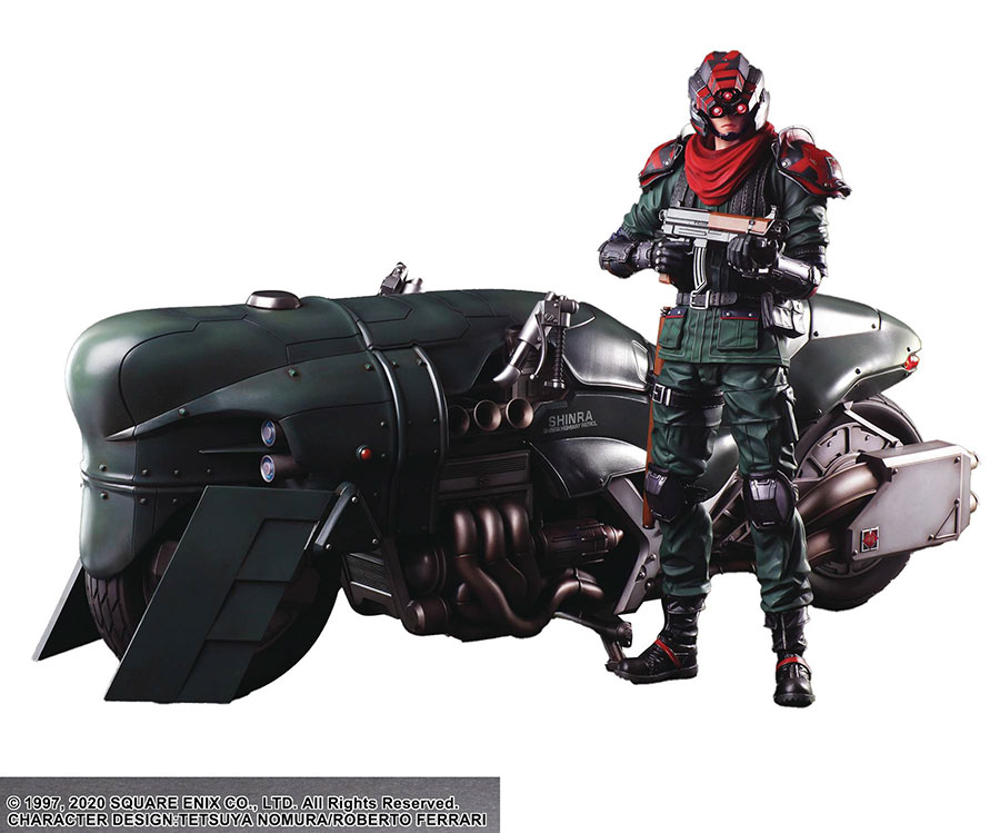 Final Fantasy VII Remake Play Arts Kai Action Figure - Shinra Security ...