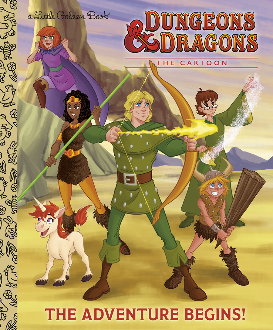 Dungeons & Dragons Adventure Begins Little Golden Book HC