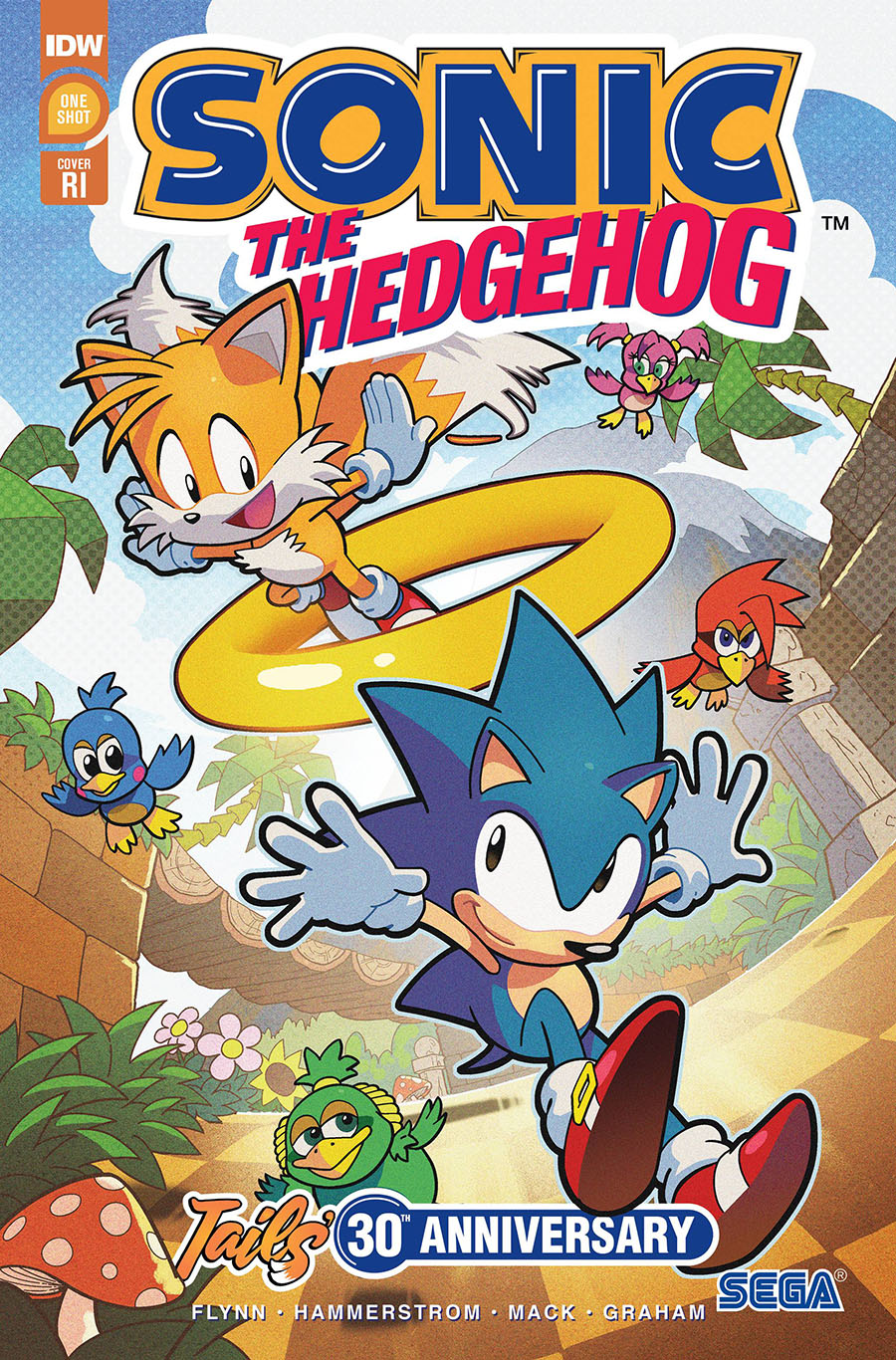 Sonic The Hedgehog Tails 30th Anniversary 1 One Shot Cover C