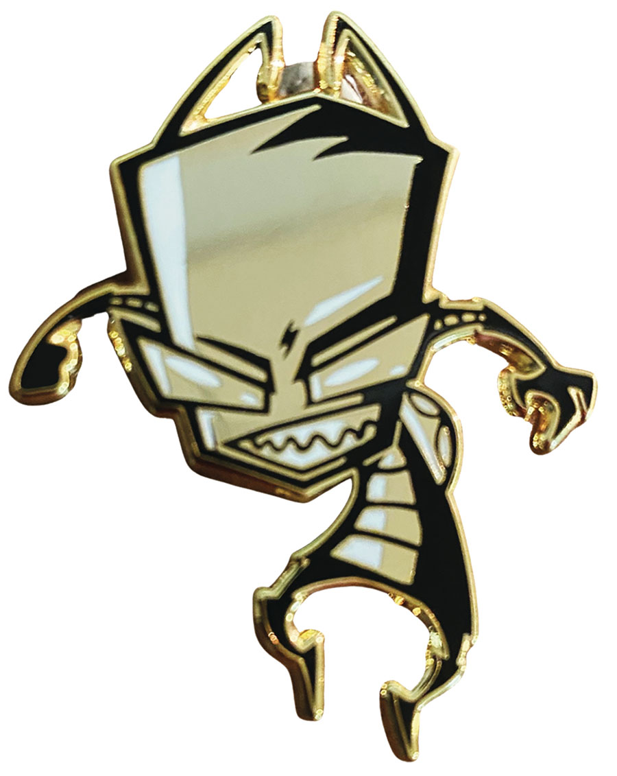Invader Zim Zen Monkey Studios 10th Anniversary Pin - Zim