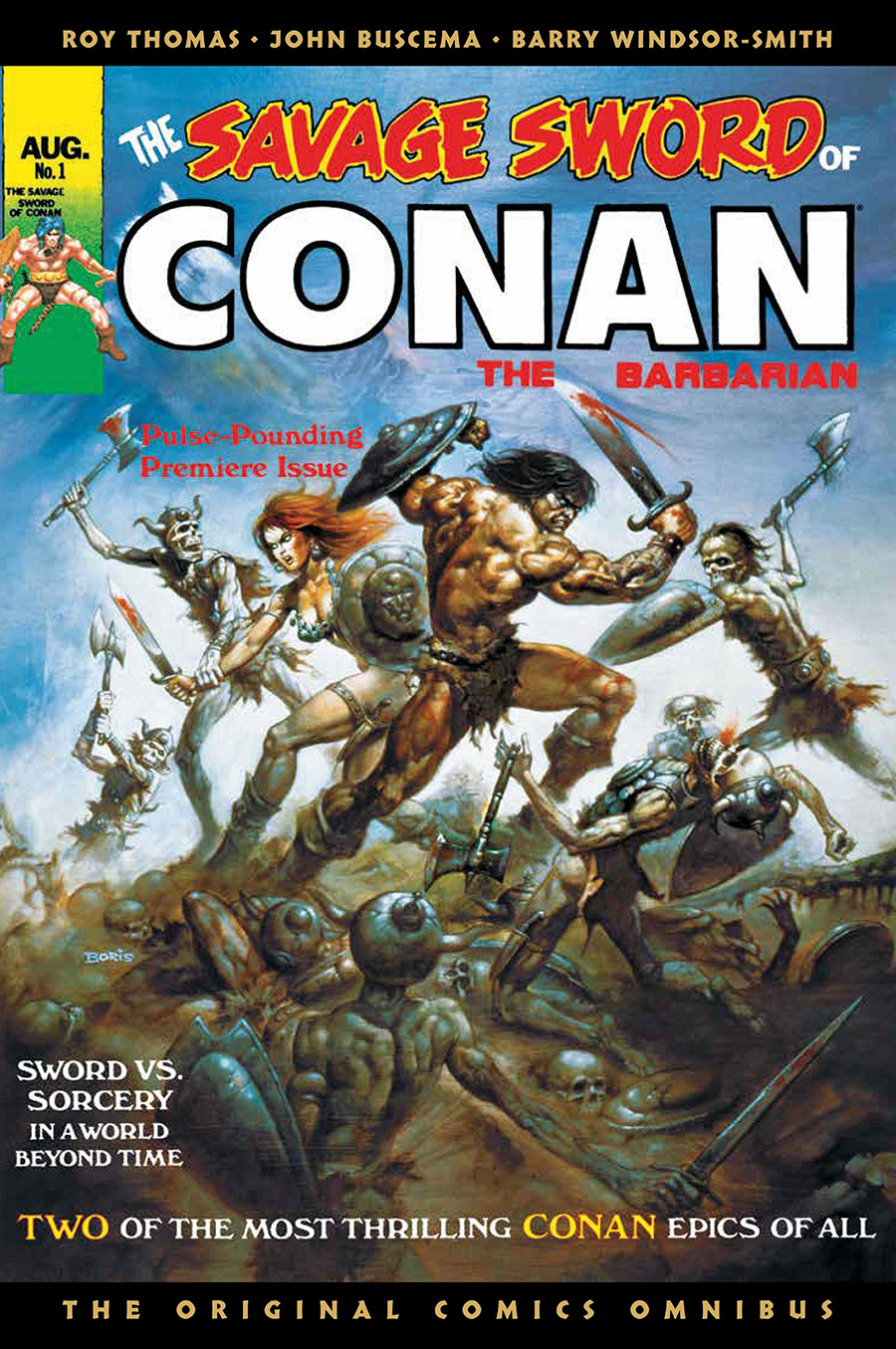 Savage Sword Of Conan The Original Comics Omnibus Vol 1 HC Book Market ...