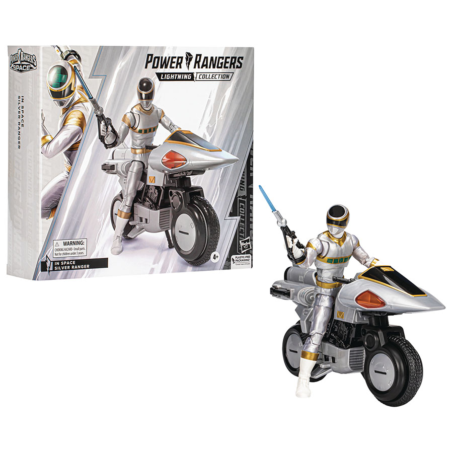 Power Rangers Lightning Collection Deluxe Power Rangers In Space Silver ...
