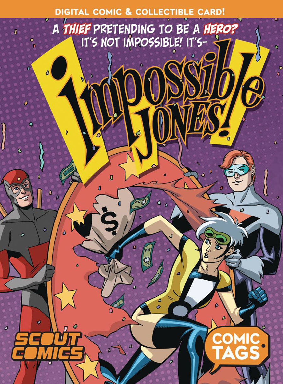 Impossible Jones Comic Tag Collectible Card & Digital Comic