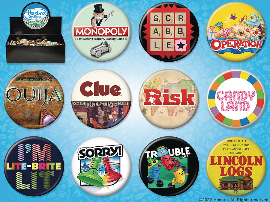 Hasbro Games Button 144-Piece Assortment Case