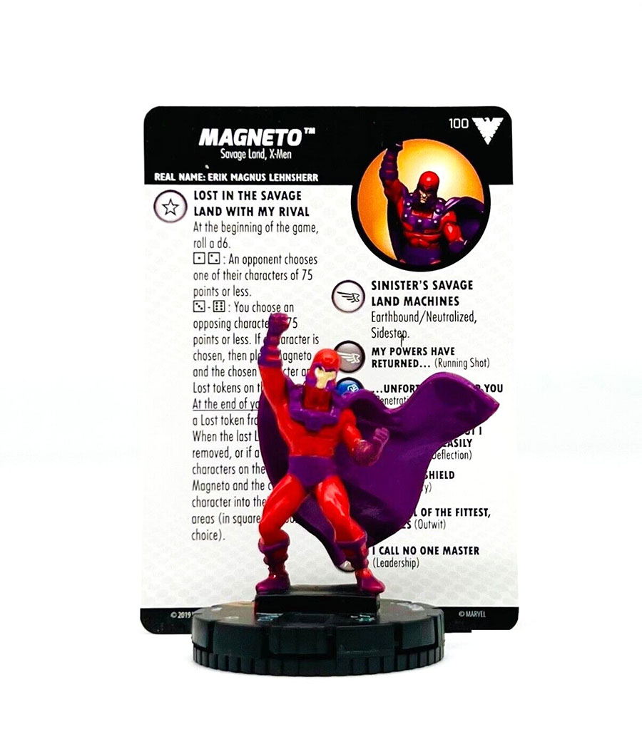 Marvel HeroClix X-Men The Animated Series Dark Phoenix Magneto Mini ...