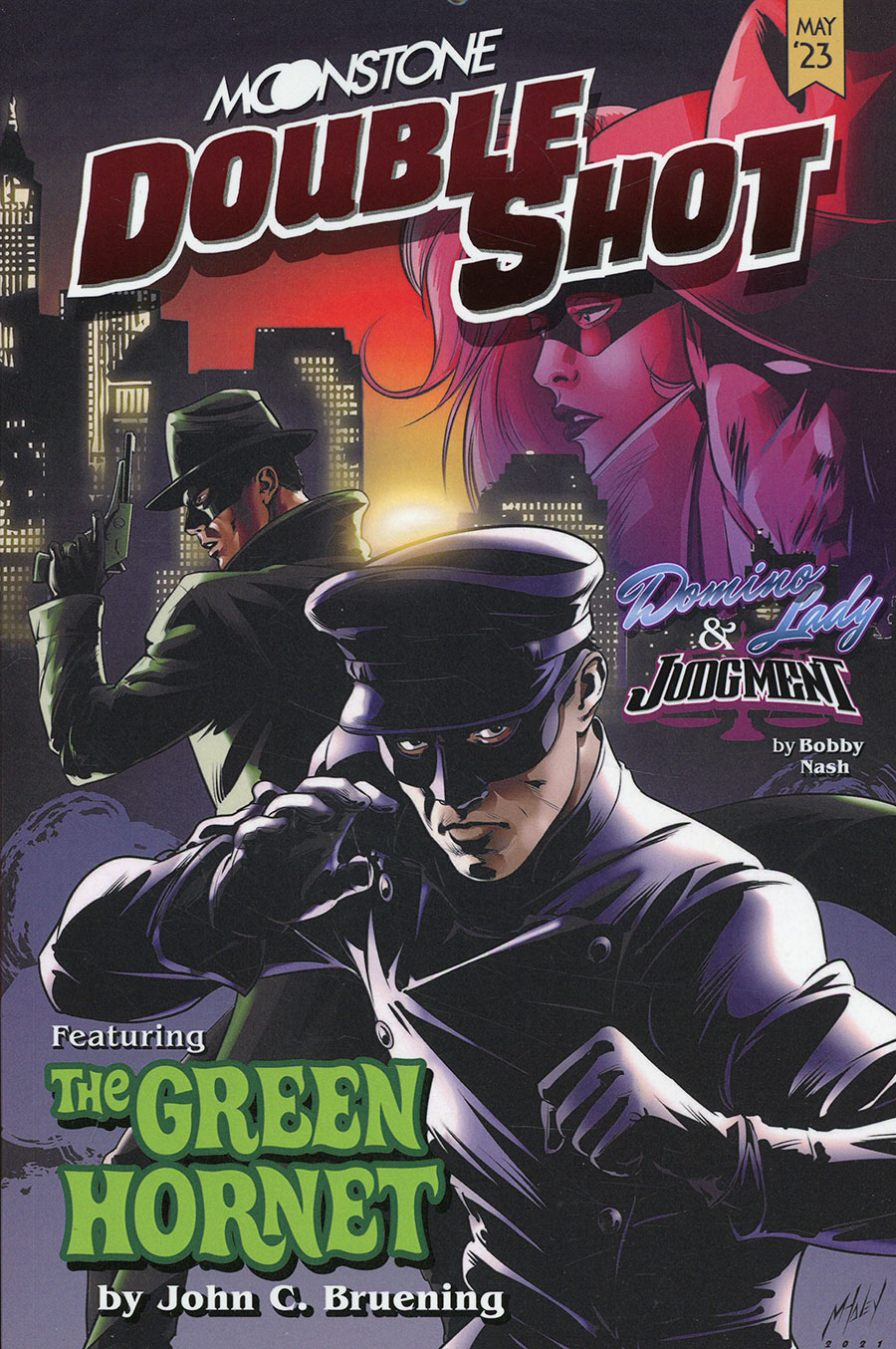 Moonstone Double Shot Green Hornet & Domino Lady Prose SC