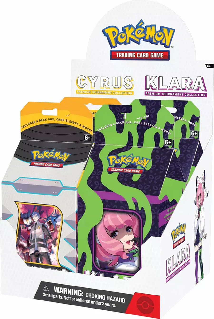 Pokemon Cyrus Or Klara Premium Tournament Collection Display