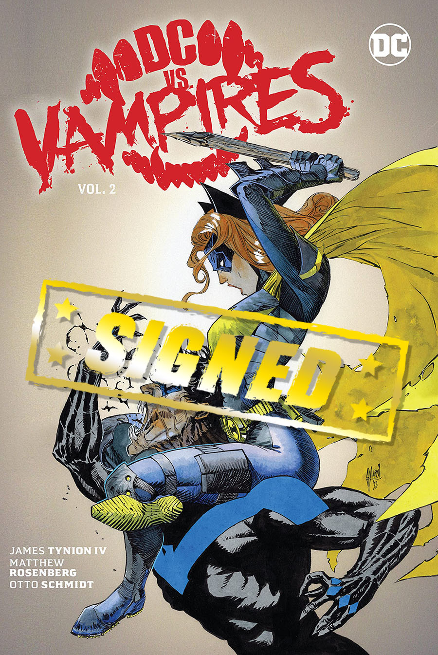 DC vs Vampires Vol 2 HC Signed By James Tynion IV