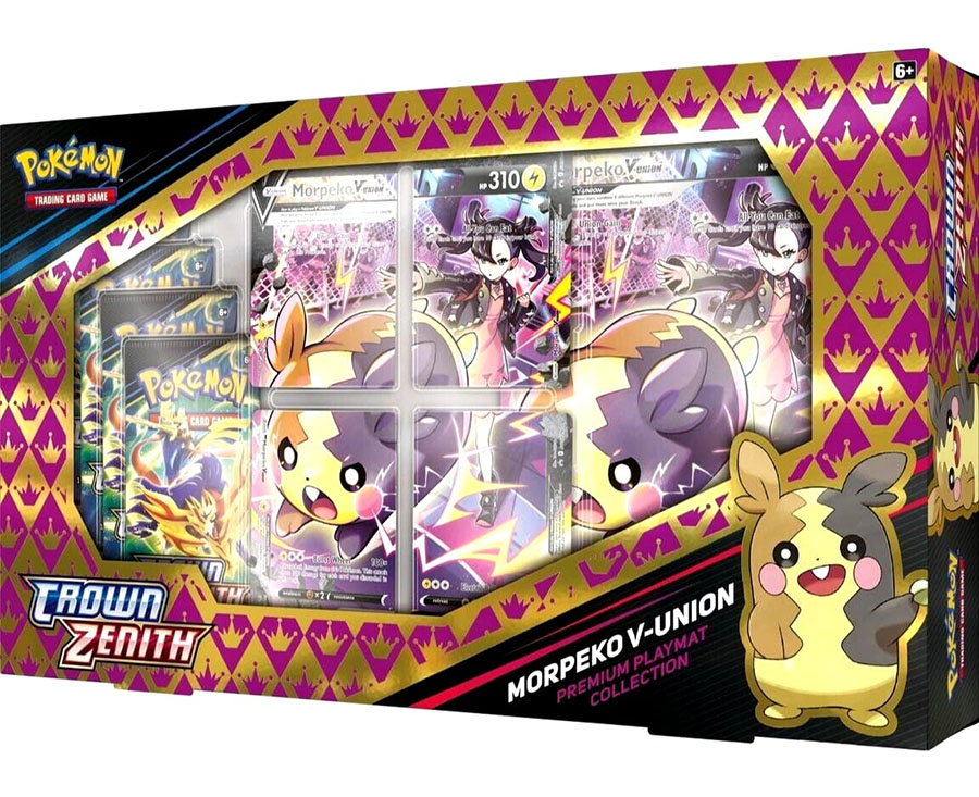Pokemon Crown Zenith Morpeko V-Union Premium Playmat Collection