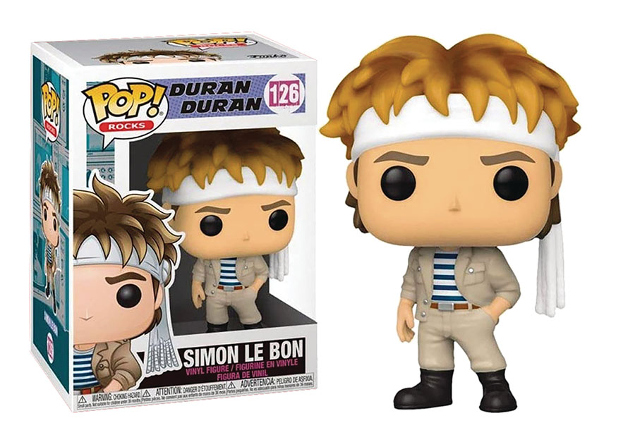 POP Rocks Duran Duran Wild Boys Simon Le Bon Vinyl Figure