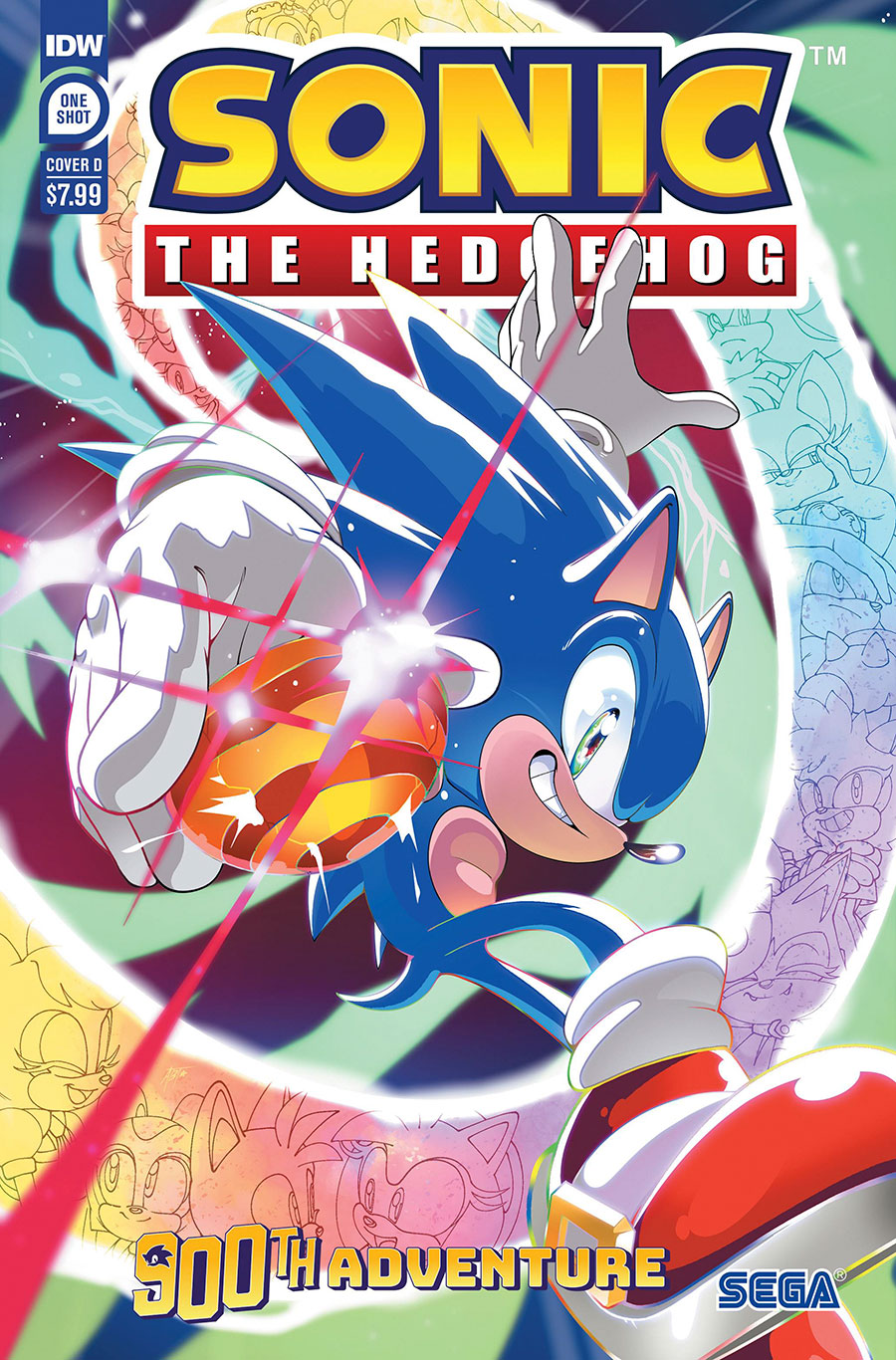 Sonic The Hedgehogs 900th Adventure 1 One Shot Cover D Variant Adam