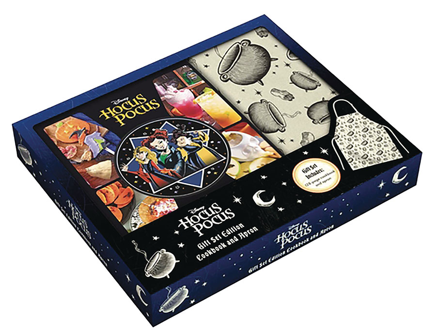 Hocus Pocus Official Cookbook Gift Set HC With Apron