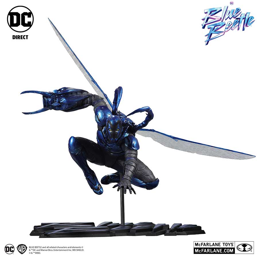DC Blue Beetle Movie Blue Beetle 12-Inch Resin Statue