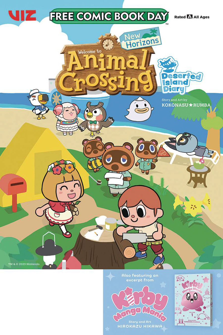 Welcome To Animal Crosing New Horizons Deserted Island Diary & Kirby ...