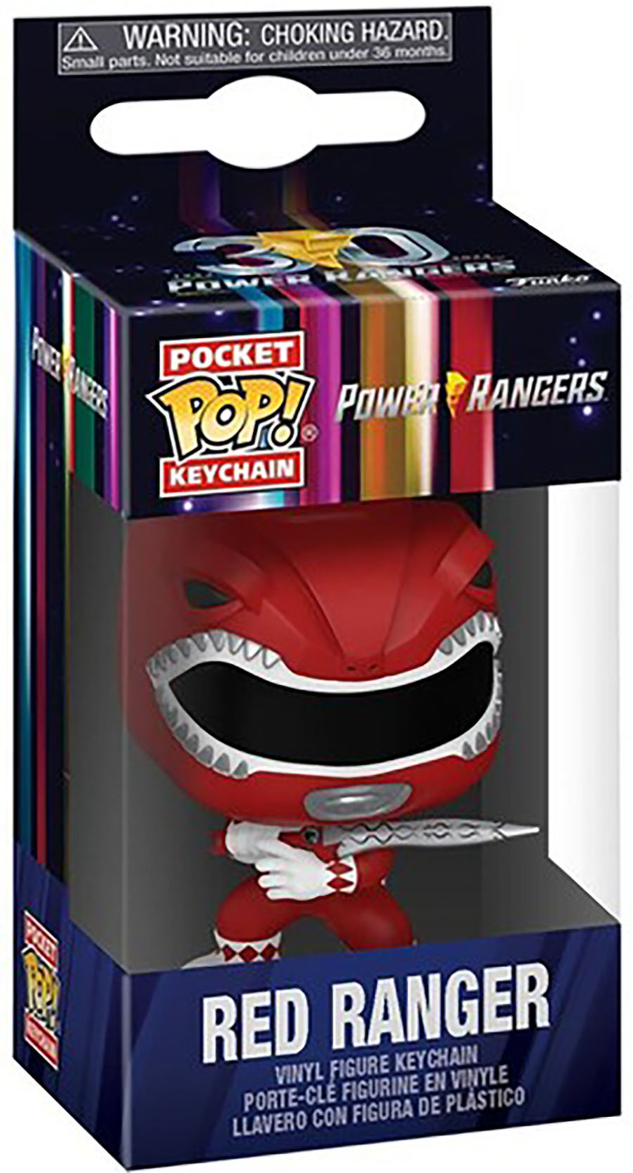 POP Keychain Mighty Morphin Power Rangers 30th Anniversary - Red Ranger