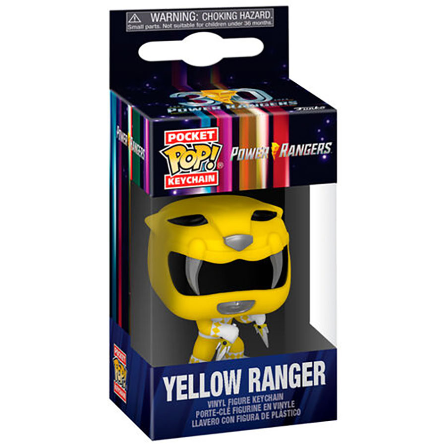 POP Keychain Mighty Morphin Power Rangers 30th Anniversary - Yellow Ranger