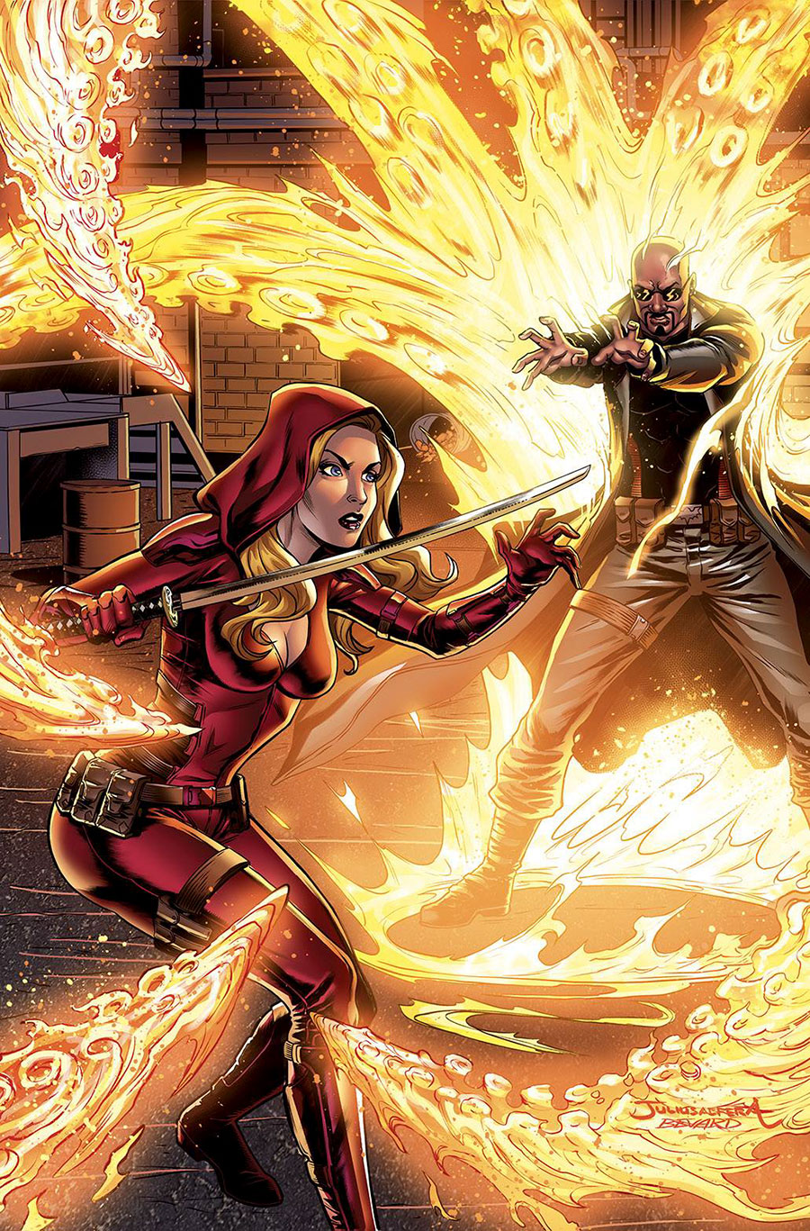 Grimm Fairy Tales Presents Red Agent Trial By Fire #1 (One Shot) Cover ...